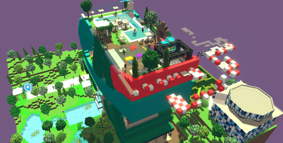 Expérience Metaverse The Sandbox dédiée aux collaborateurs du Crédit ...