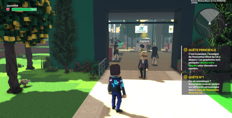 Expérience Metaverse The Sandbox dédiée aux collaborateurs du Crédit ...